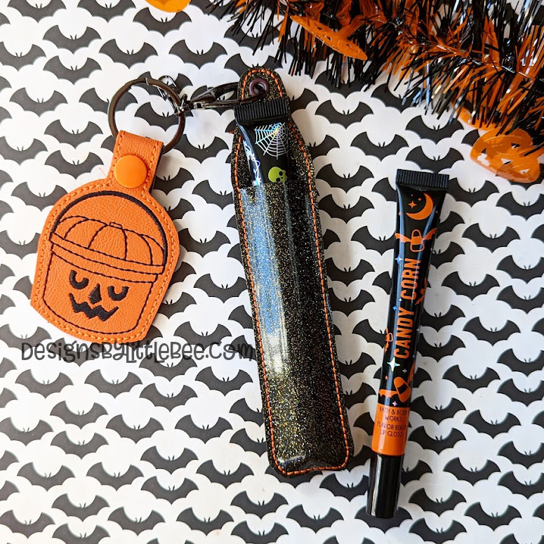 Tall Skinny Lip Gloss Eyelet Key Fob 5x7 And Up Only Designs By